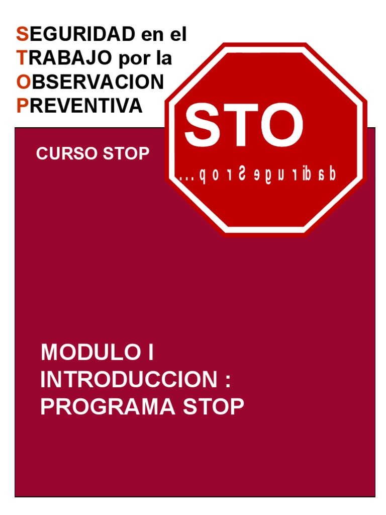 Curso STOP: Seguridad Preventiva | PDF | Business
