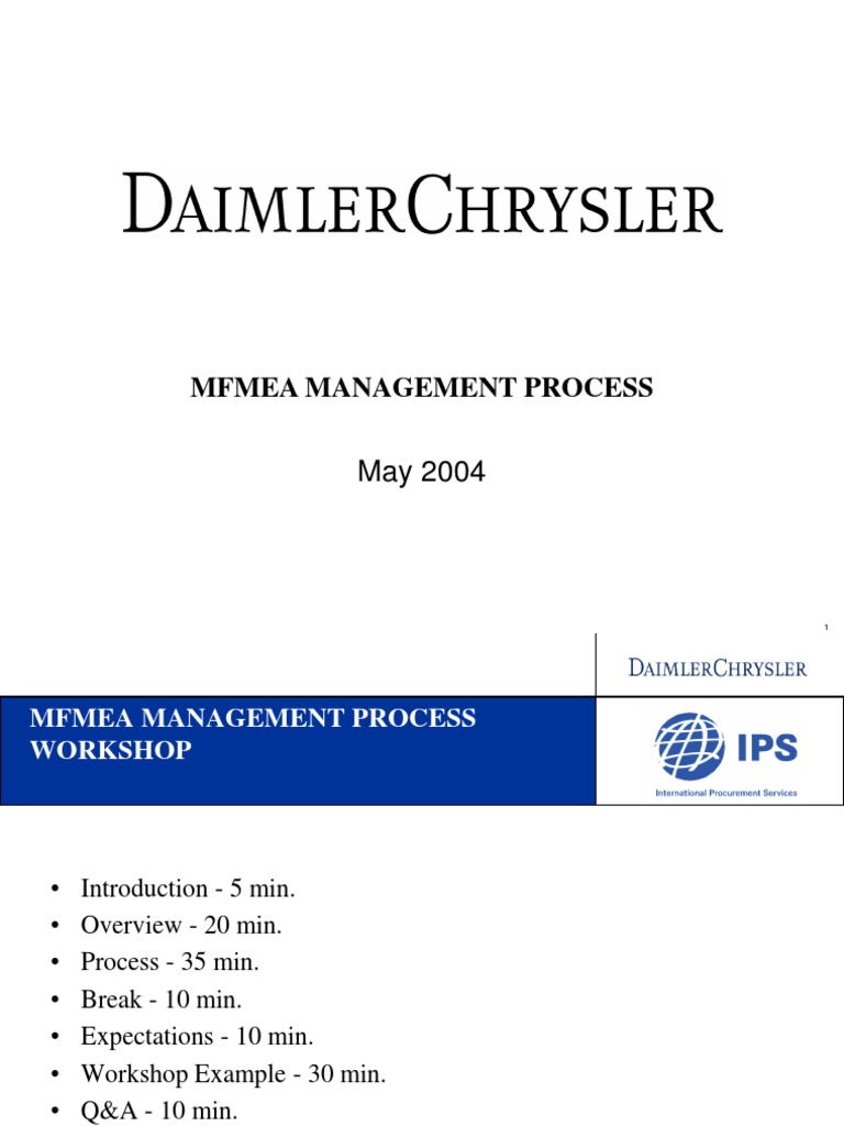 MFMEA Management Process Overview | PDF | Reliability Engineering | Design