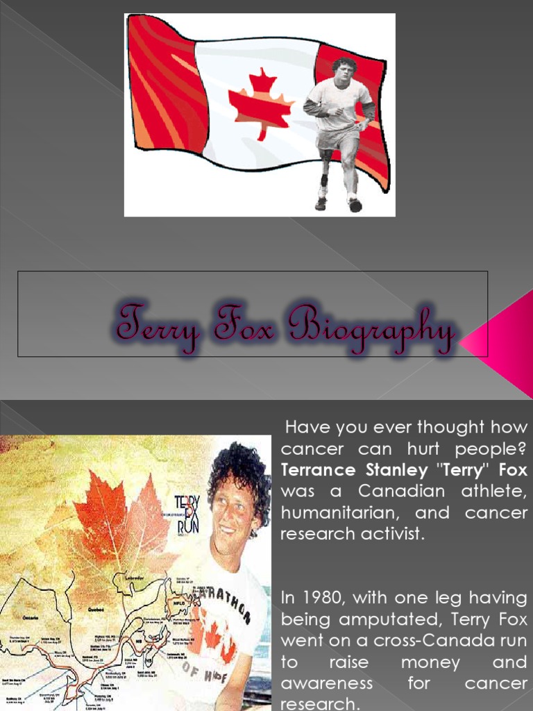 Terry Fox Biography | PDF | Wellness | Medical