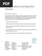 Preambulatory and Operative Clauses Cheat Sheet | PDF | United Nations ...