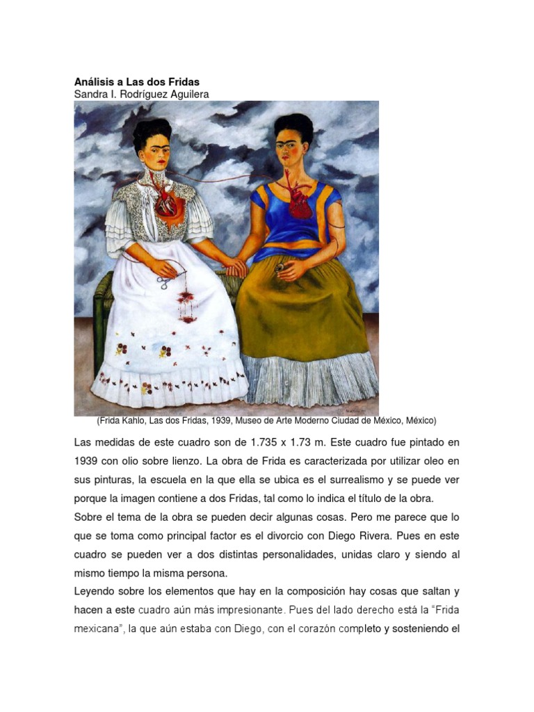 Análisis de "Las dos Fridas" | PDF | Arte