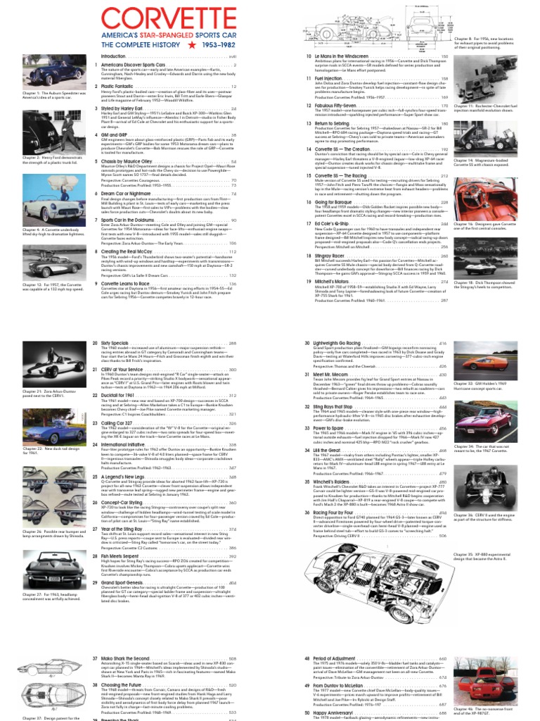 Corvette - America's Star-Spangled Sports Car by Karl Ludvigsen - Table ...