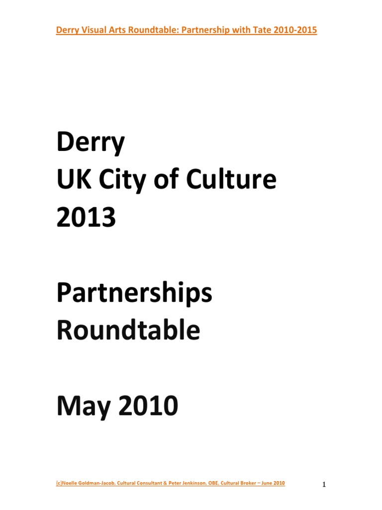 Roundtable Report Final Version 20 July 2010 | PDF