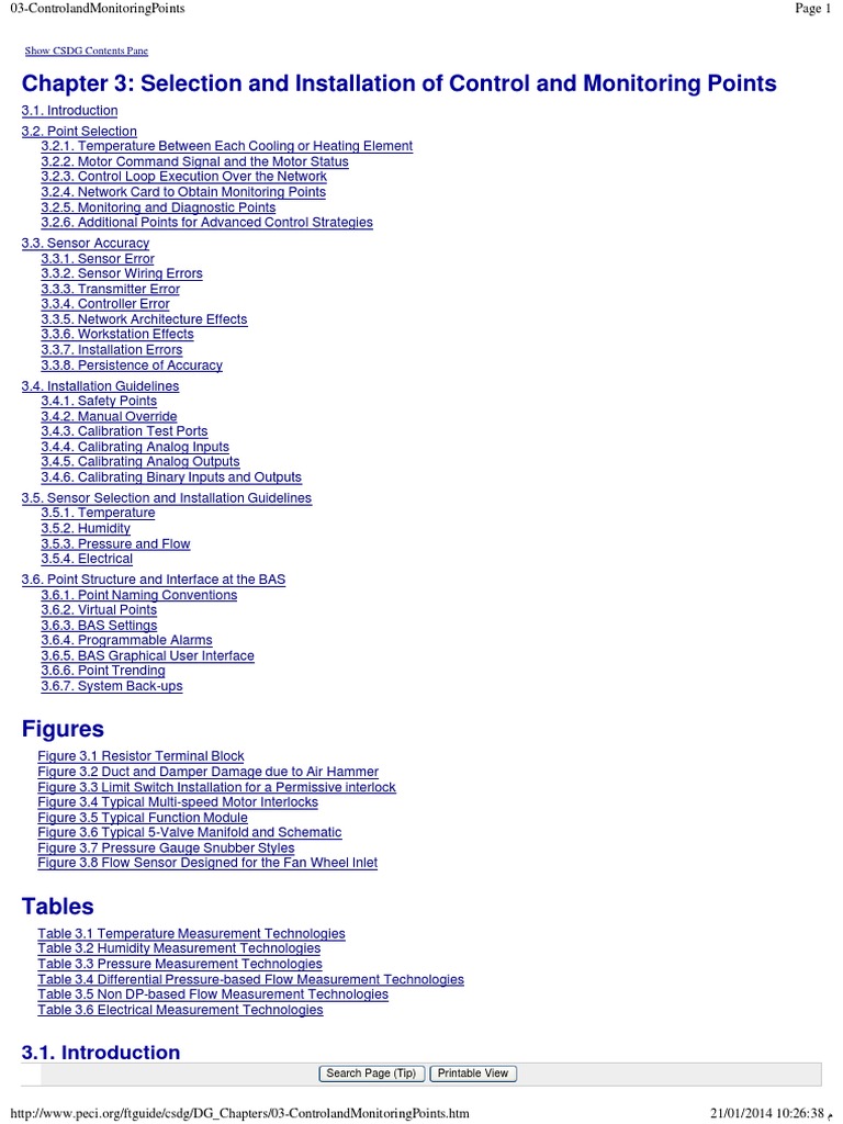 Control and Monitoring Points | PDF | Electrical Resistance And ...