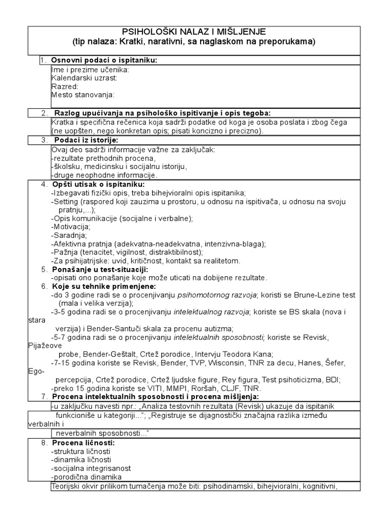 3 Nalaz I Mišljenje TIM | PDF