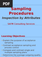 ISO Sampling Plans Iso2859 1 | PDF