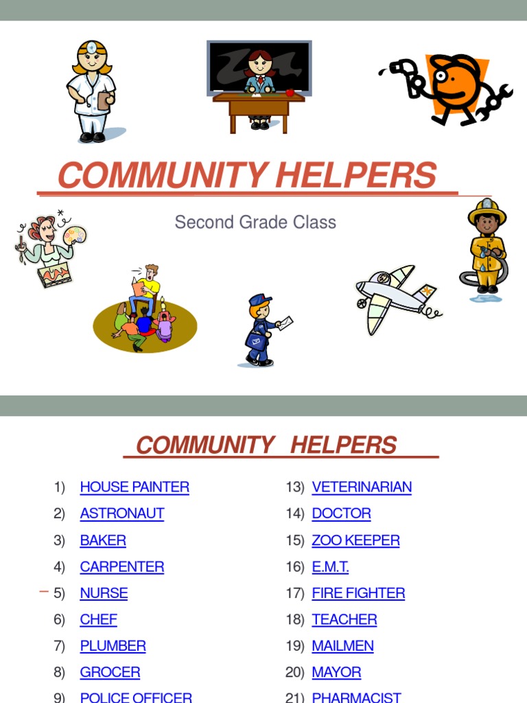 Community Helpers (At The City) | PDF | Emergency Medical Technician ...
