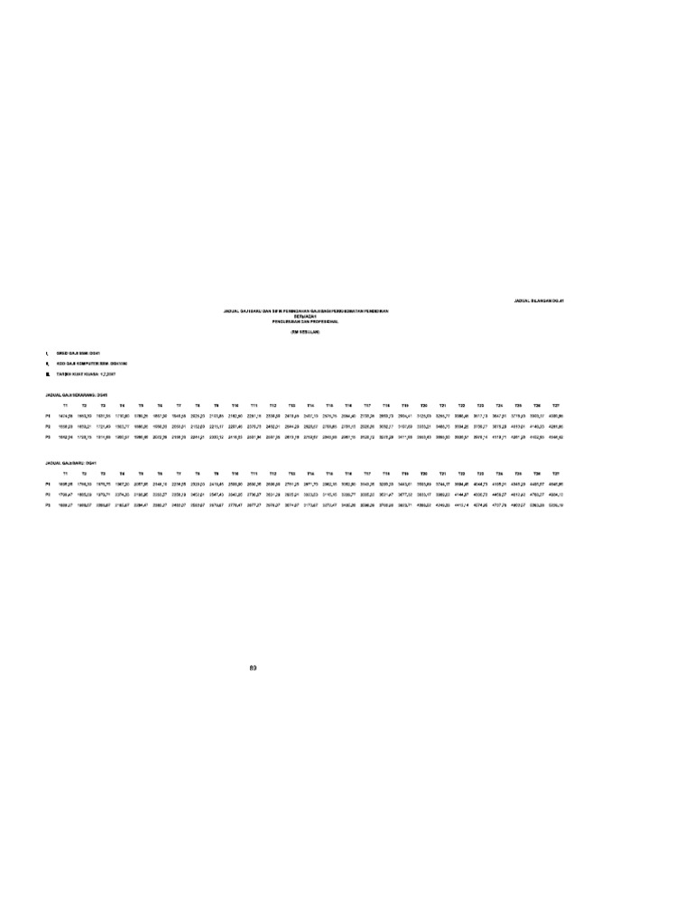 Tangga Gaji DG41 | PDF