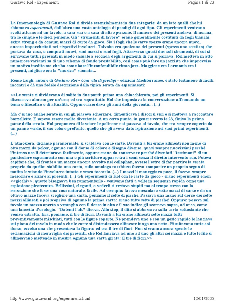 Gustavo Adolfo Rol | PDF