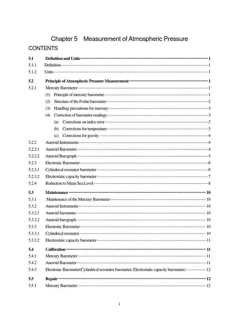 CP5 Pressure | PDF | Pascal (Unit) | Pressure Measurement