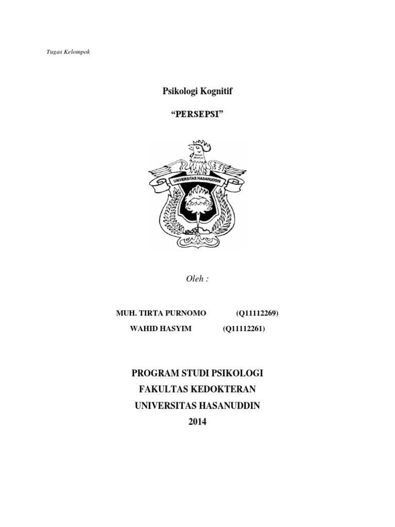 Persepsi | PDF | Sains & Matematika