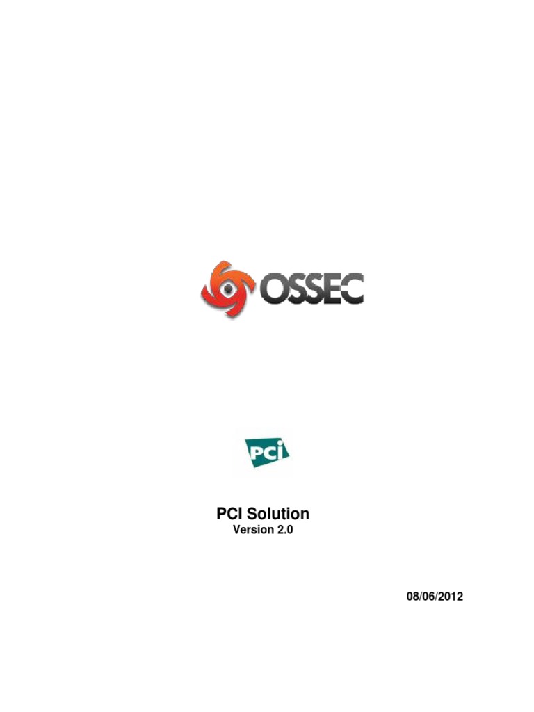 Ossec PCI Solution 2.0 | PDF | Payment Card Industry Data Security Standard | Computer Networking