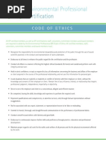 AIChE Code of Ethics Overview | PDF