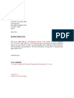 Ad Code Request Letter | PDF | Business