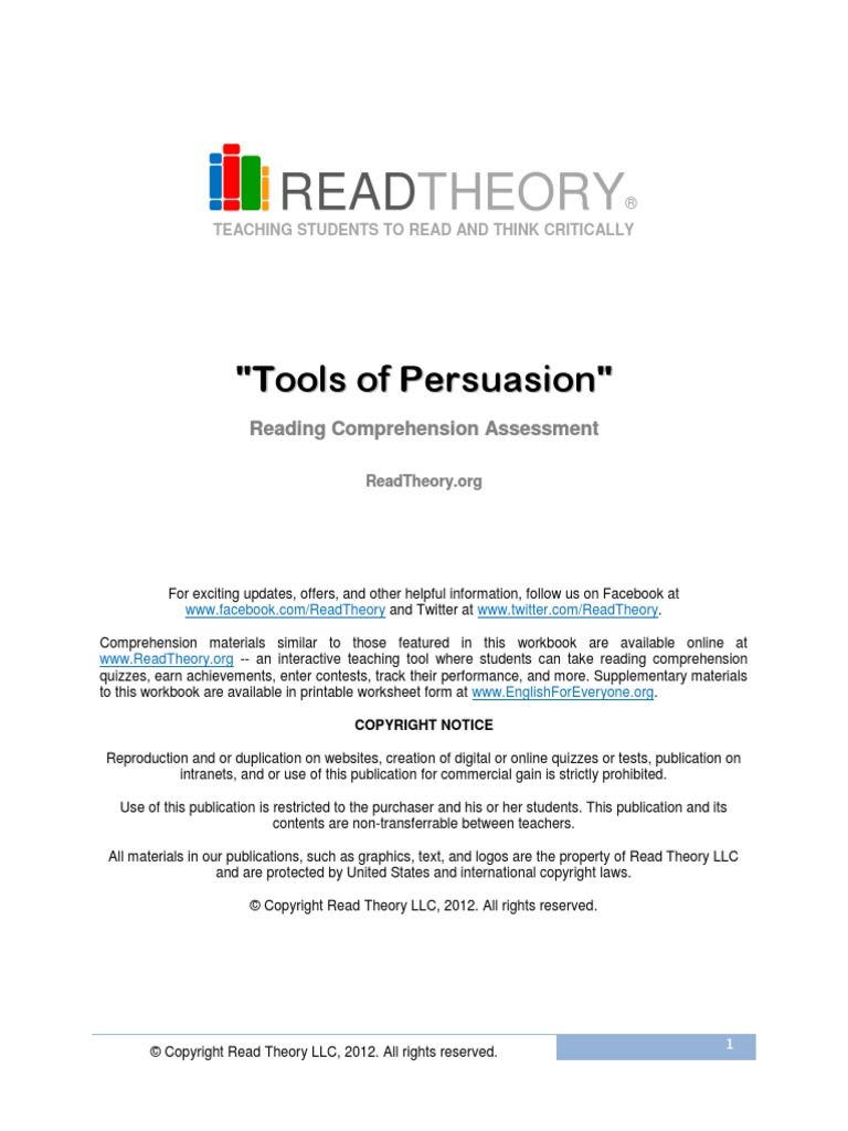 8 Tools of Persuasion Free Sample | PDF