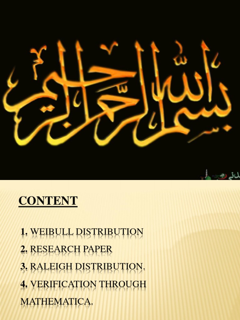 Weibull Distribution Analysis and Applications | PDF | Normal ...