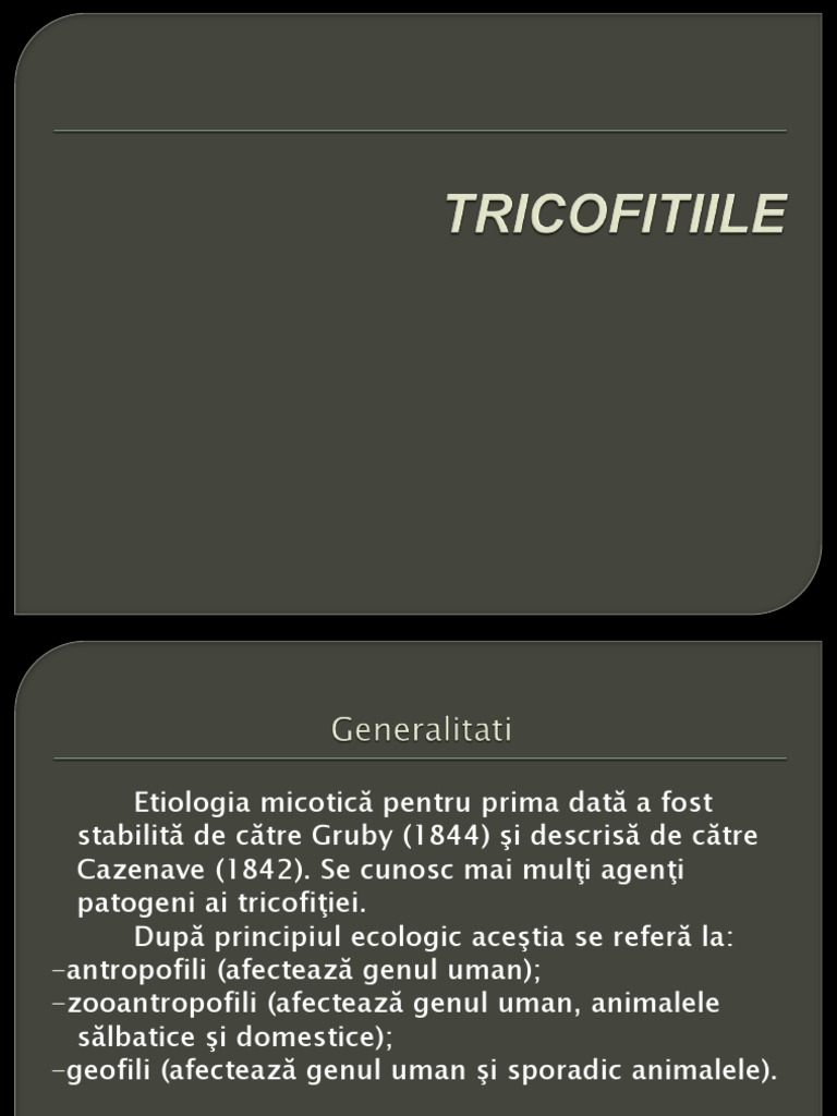 TRICOFITIILE | PDF