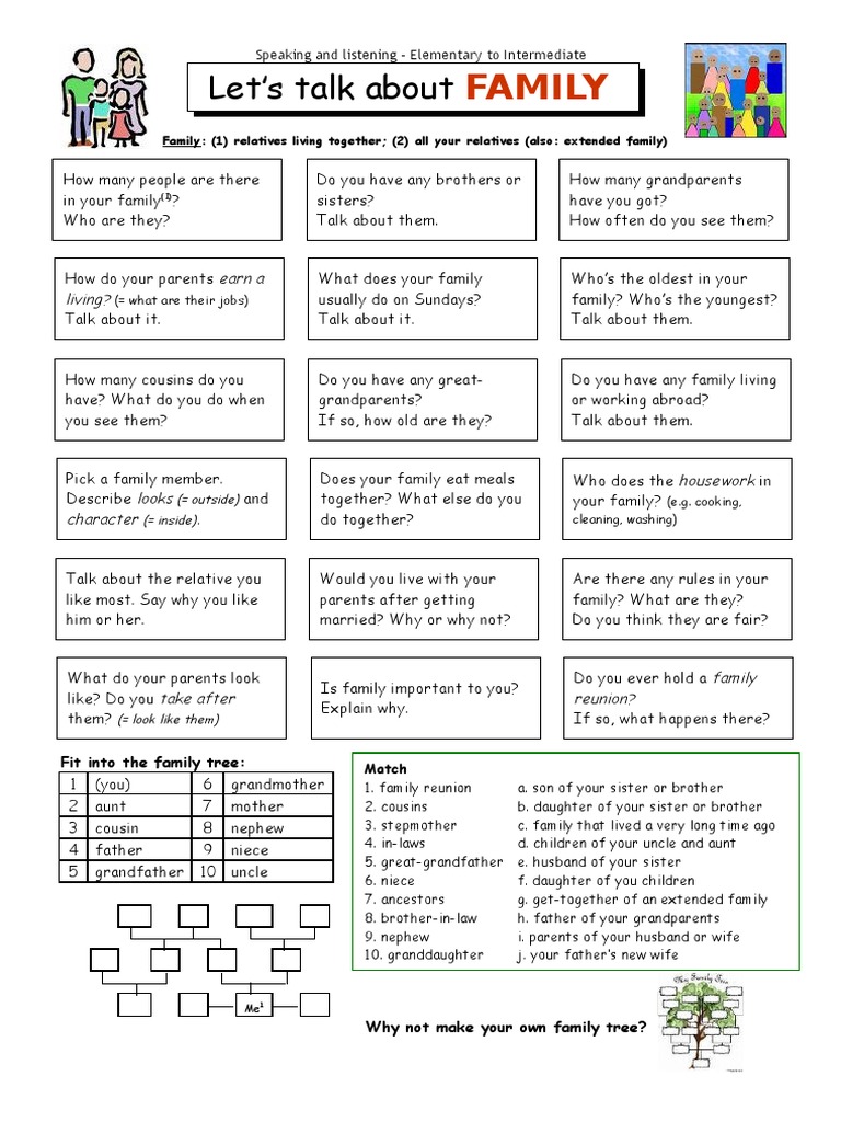 Let's Talk About Your Family | PDF