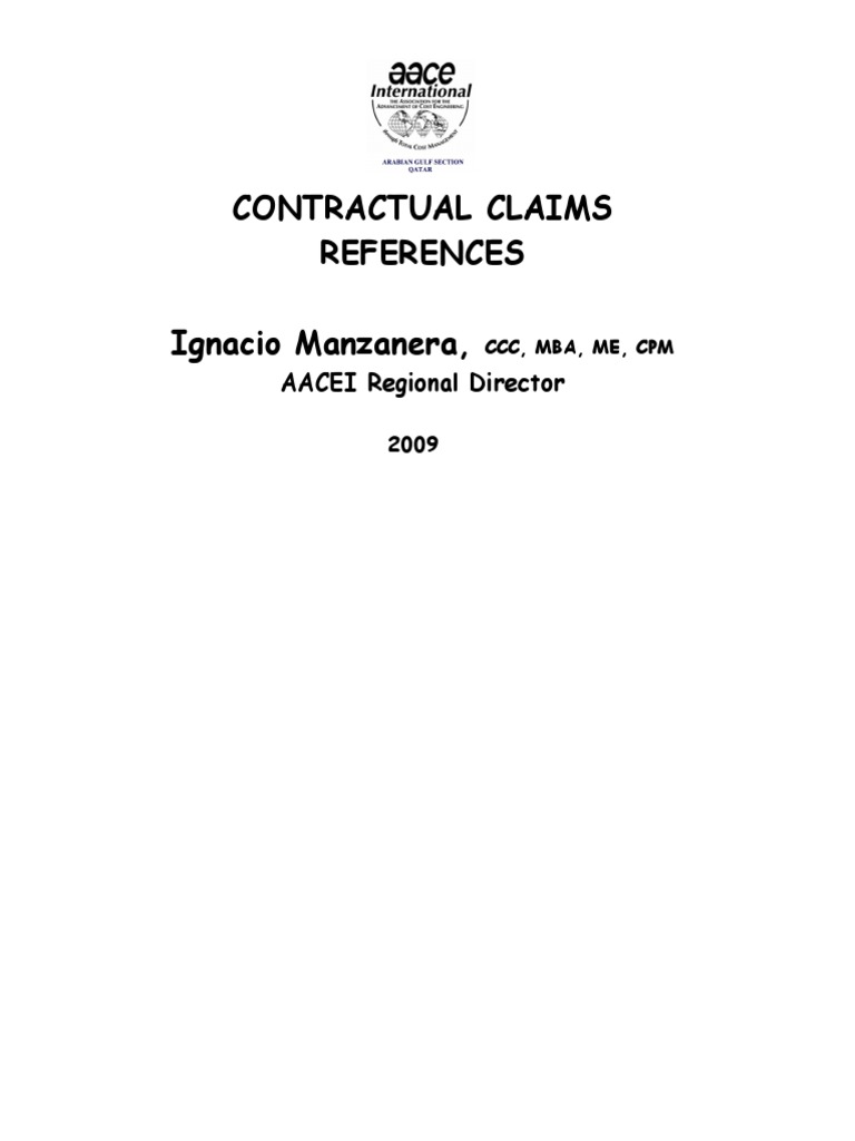 Contractual Claims Management Guide | PDF | Project Management ...