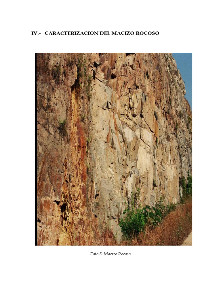 5.Caracterizacion Del Macizo Rocoso
