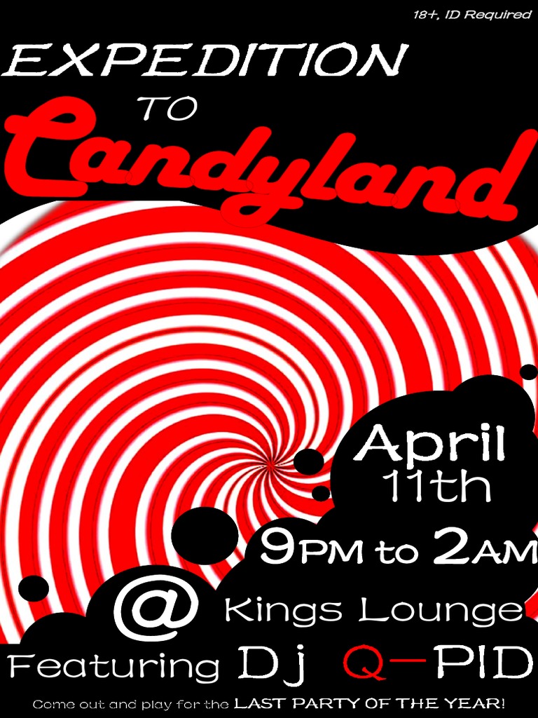 Candyland Party Poster | PDF