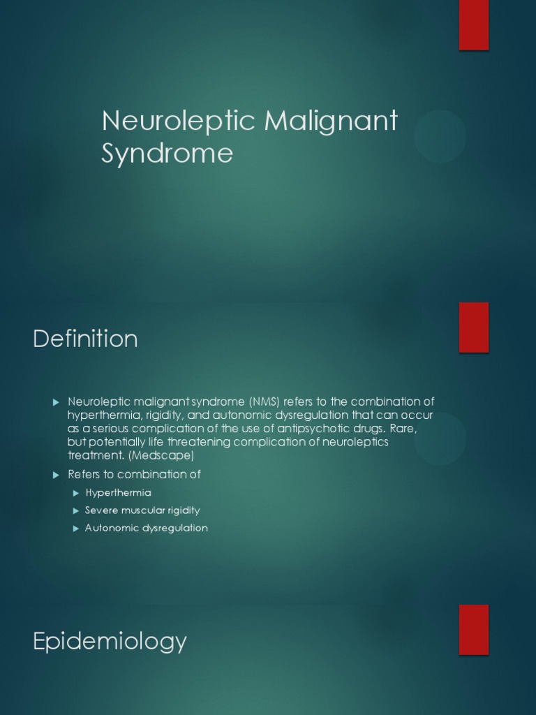 Neuroleptic Malignant Syndrome | Antipsychotic | Diseases And Disorders