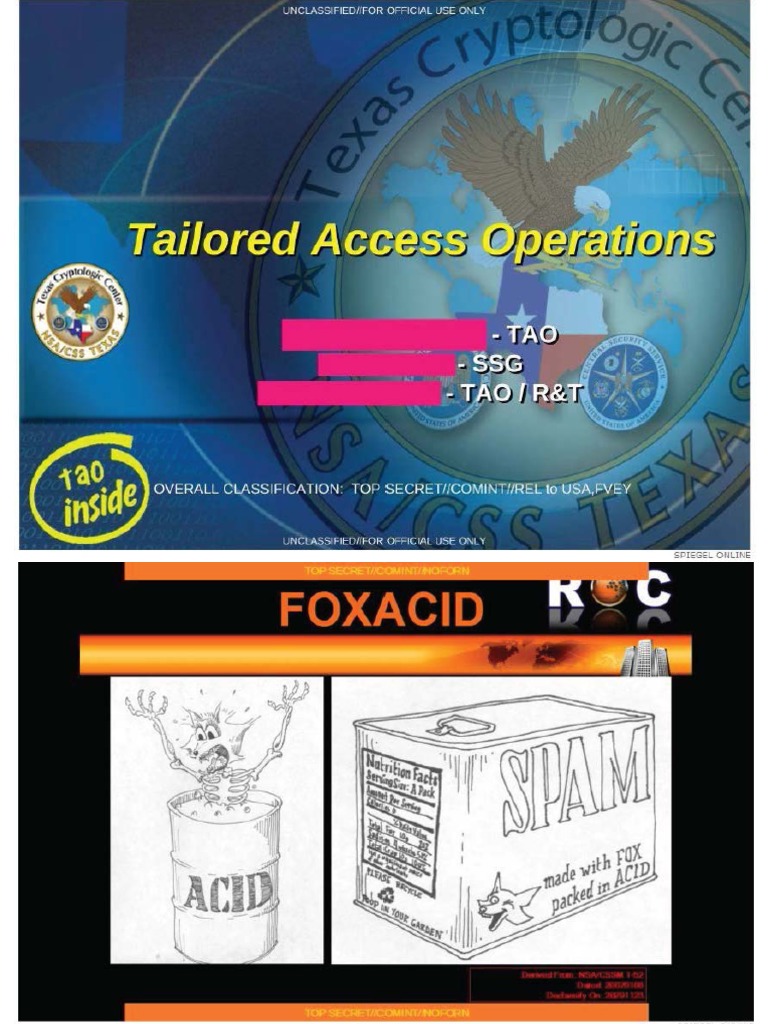 Tailored Access Operations | PDF | Communication | Cyberspace