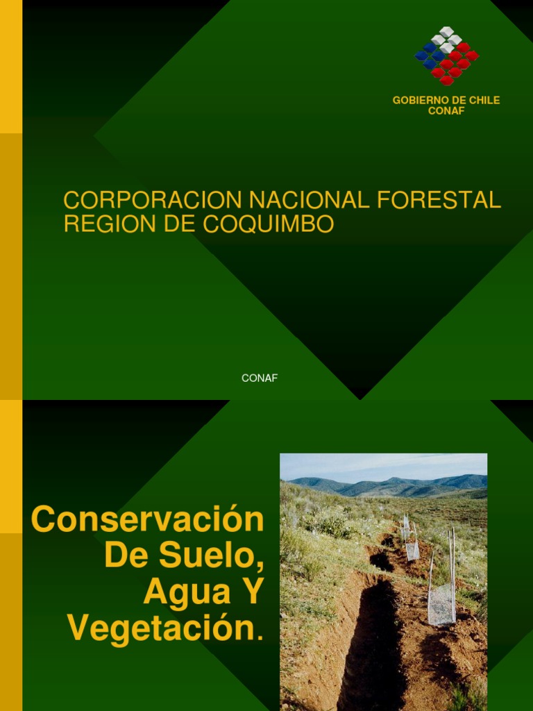 Manual Conservación de Suelo, Agua y Vegetación. | PDF | Suelo | Manejo ...