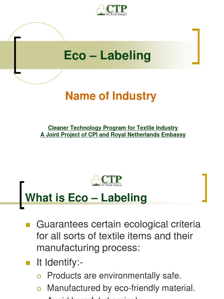 Eco-Labeling Standards Guide | PDF | Packaging And Labeling | Ecology