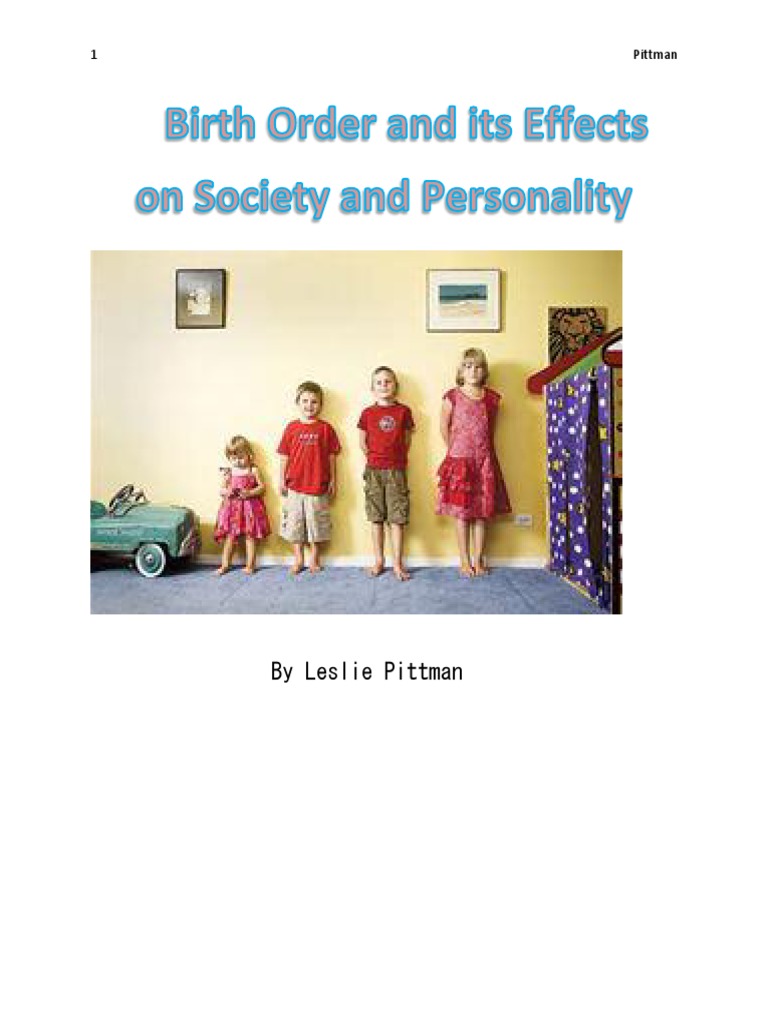 Birth Order | PDF | Sibling | Interpersonal Relationships