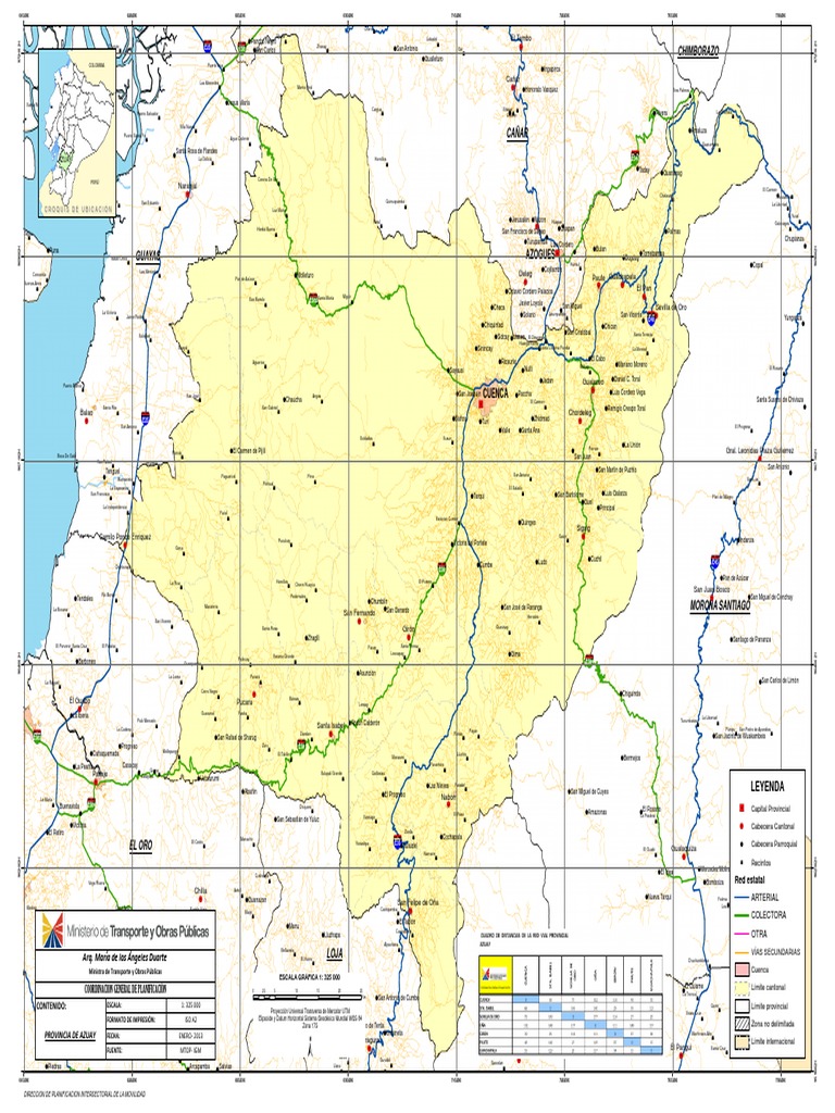 2013 - 01 Planificacion Mapa Azuay | PDF