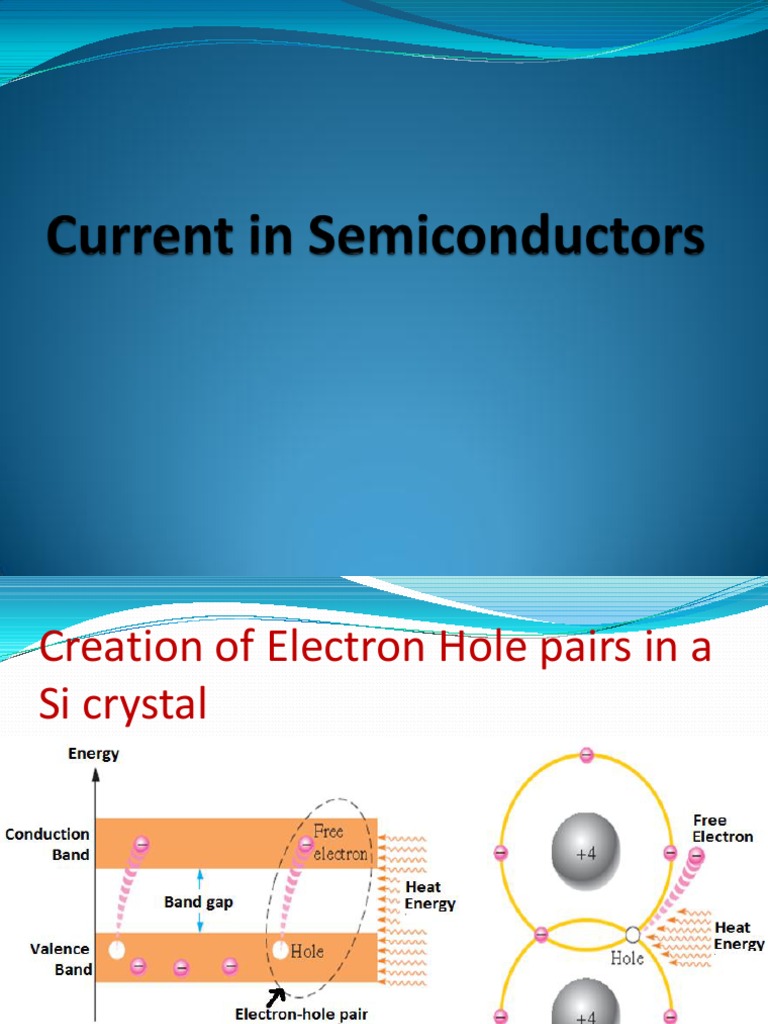 Types of Current in Semiconductors | PDF