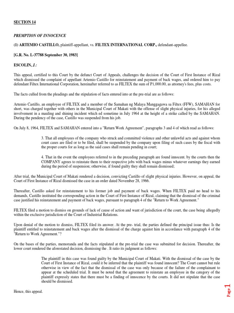 Sections 14 17 | PDF | Bail | Witness