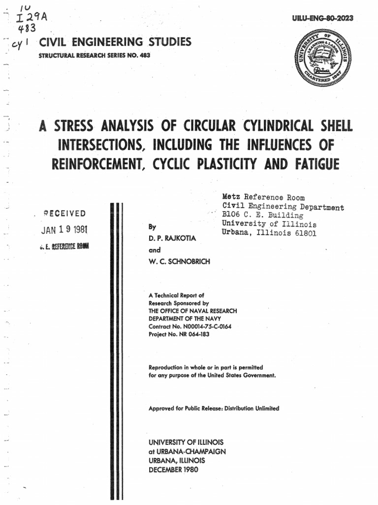 SRS 483 | PDF | Stress (Mechanics) | Experiment