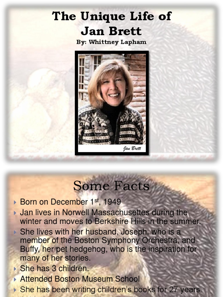 Jan Brett: Author & Illustrator Insights | PDF | Foods | Books