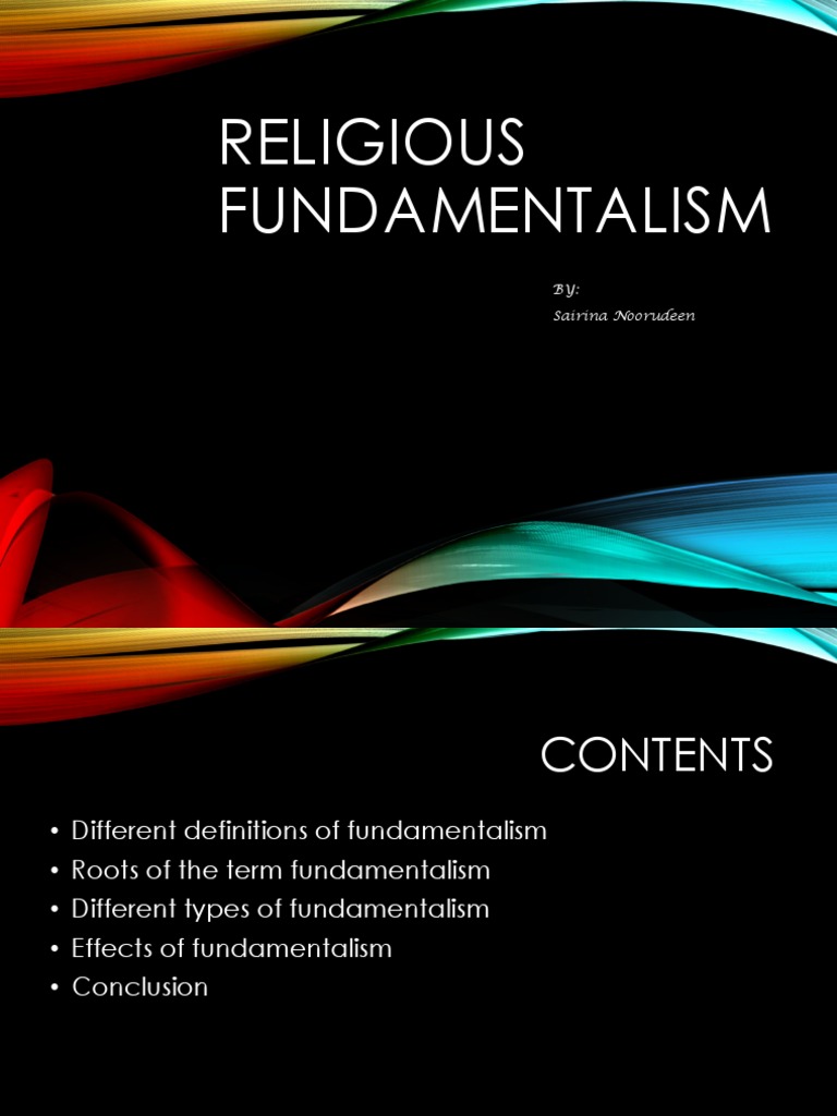 Religious Fundamentalism | PDF | Fundamentalism | Christian Fundamentalism