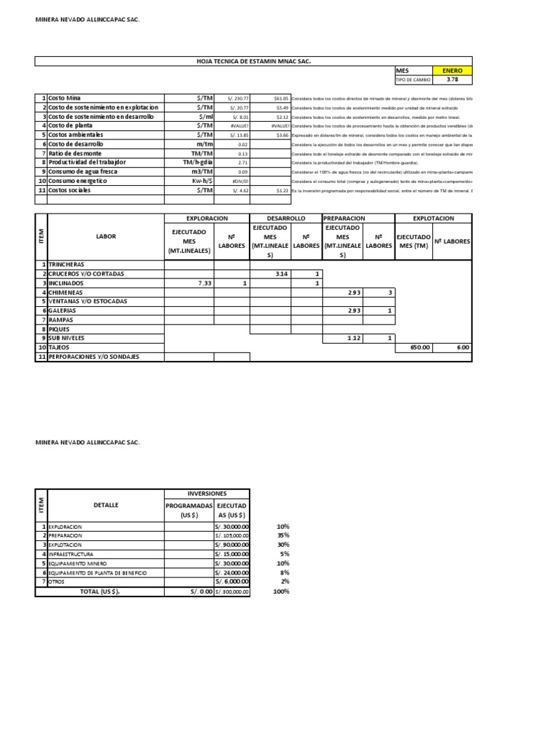 Calculo de ESTAMIN | PDF | Energía y recursos | Naturaleza