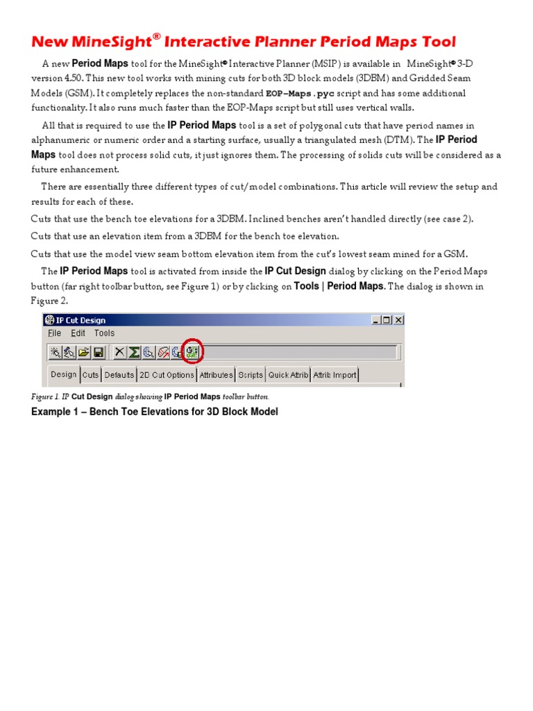 MSIP Period Maps Tool 200901 | PDF | Map | Areas Of Computer Science