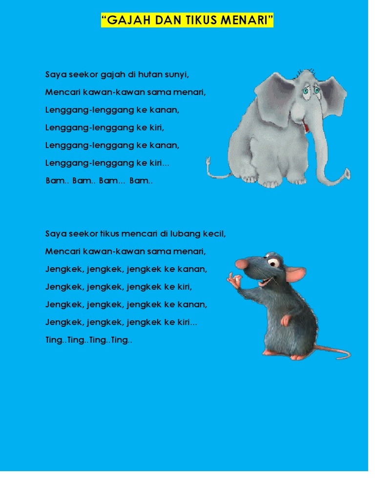 Gajah Dan Tikus Menari Pdf