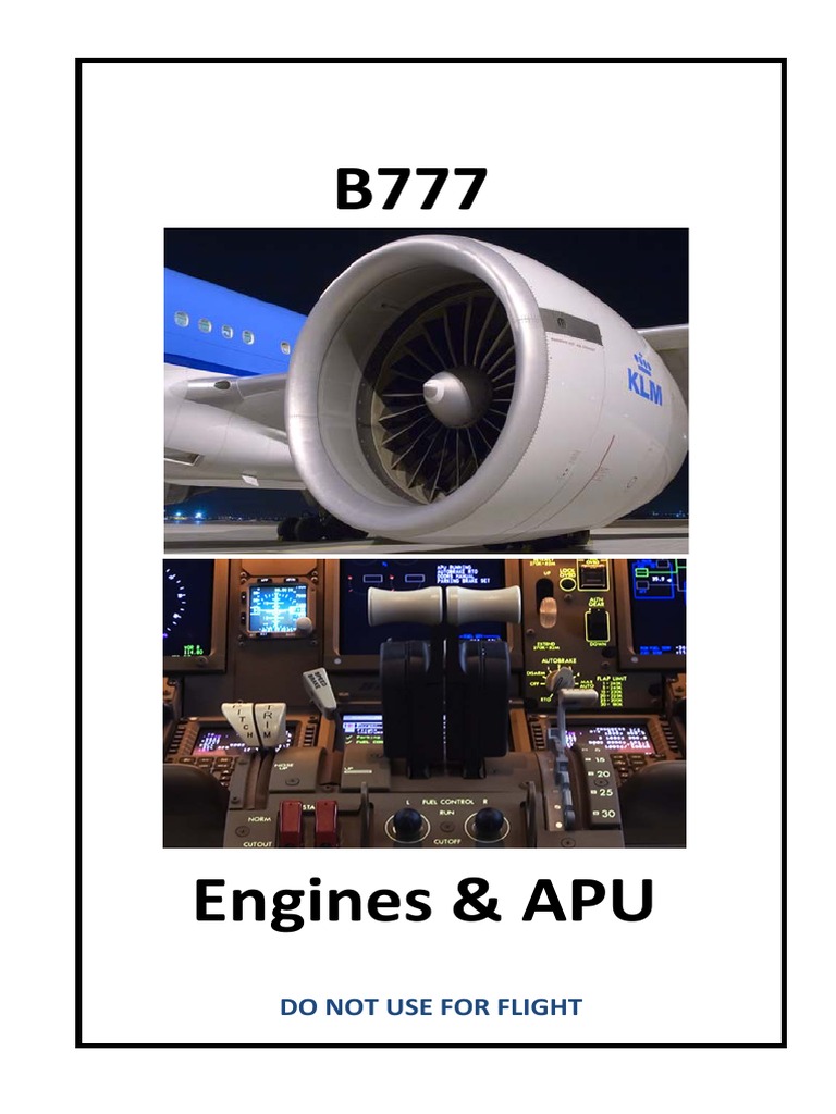B777 Engine and APU Overview | PDF | Turbine | Gas Turbine