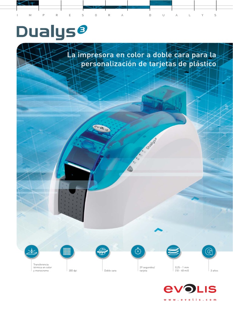 Impresora Dualys 3: Personalización de Tarjetas | PDF | Impresora ...