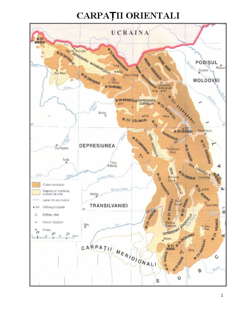 Carpatii Orientali | PDF