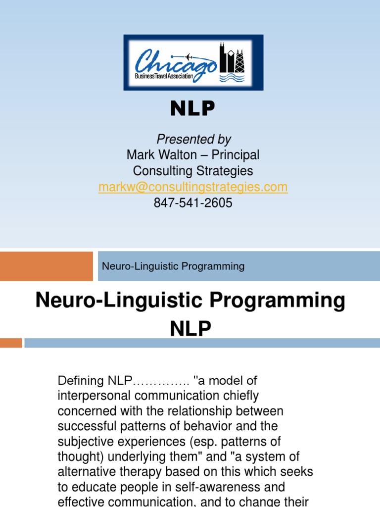NLP Training for Effective Communication | PDF
