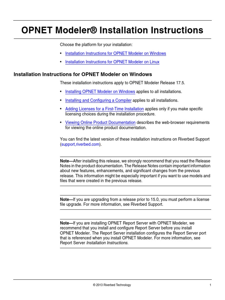 Install Opnet Modeler 14.5 - bestgup