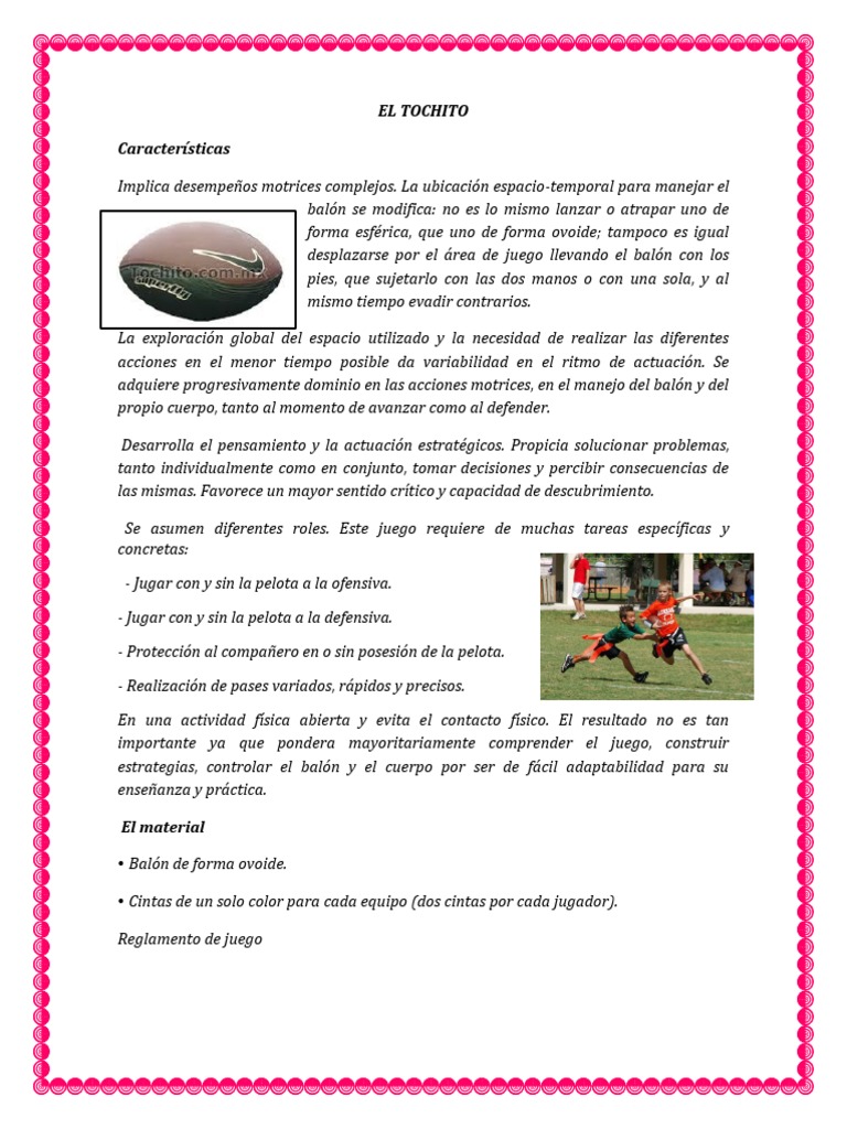 El Tochito | PDF | Pelota | Deportes