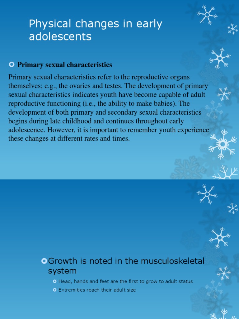 Physical Changes in Adolescents | PDF | Puberty | Adolescence