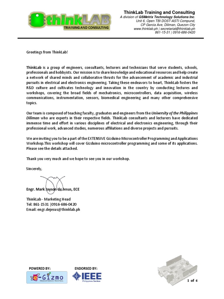 Gizduino Microcontroller Workshop Details | PDF | Arduino | Microcontroller