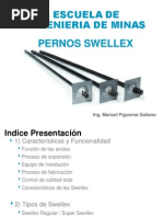 Características del Perno Swellex en Minería | PDF | Tornillo | Perforación