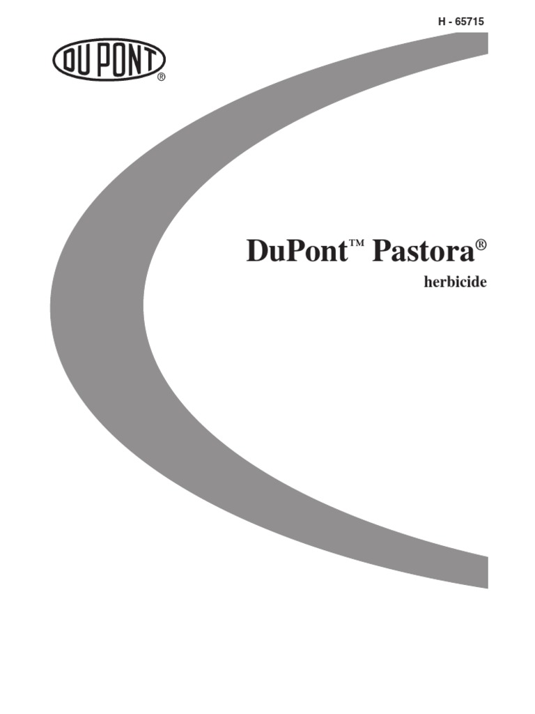 DuPont Pastora Label | PDF | Herbicide | Crop Rotation