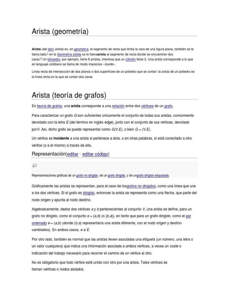 Conceptos de Aristas y Vértices | PDF | Altura | Lingüística